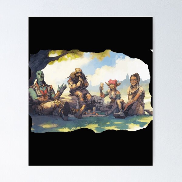 "Avowed fanart characters" Poster for Sale by Gbriel3 | Redbubble