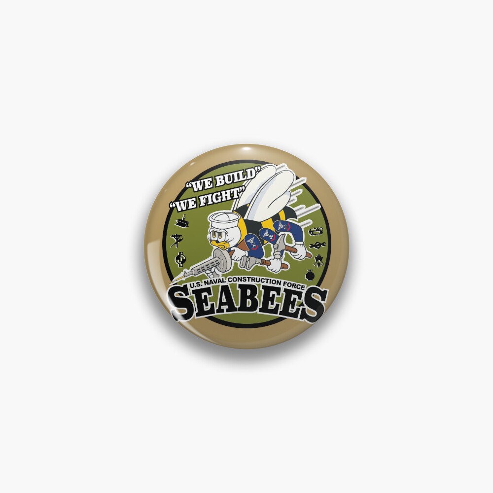 "Seabees Build and Fight" Sticker for Sale by NavySeabees | Redbubble
