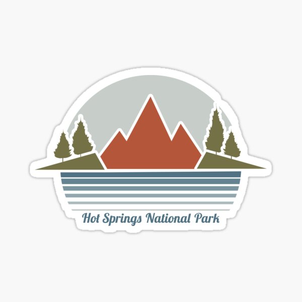 "Hot Springs National Park Arkansas " Sticker for Sale by ...