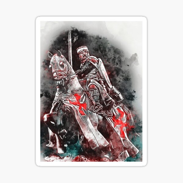 "Ancient Templar Knight" Sticker by ErianAndre | Redbubble