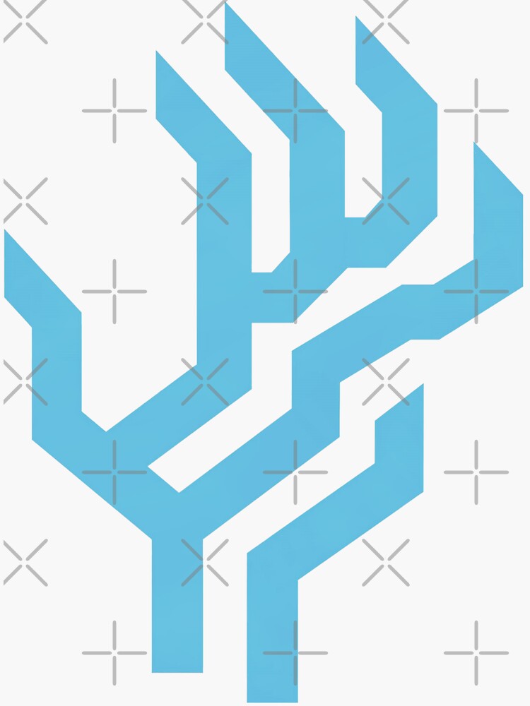 "Lyrium Ghost" Sticker by microstargem | Redbubble