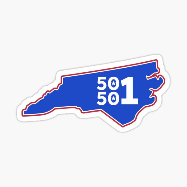 "50501 NC" Sticker for Sale by 50501stan | Redbubble