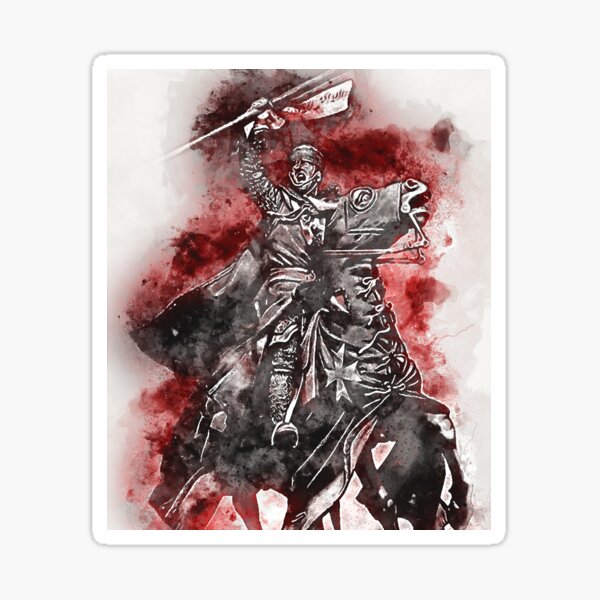 "Ancient Templar Knight" Sticker by ErianAndre | Redbubble