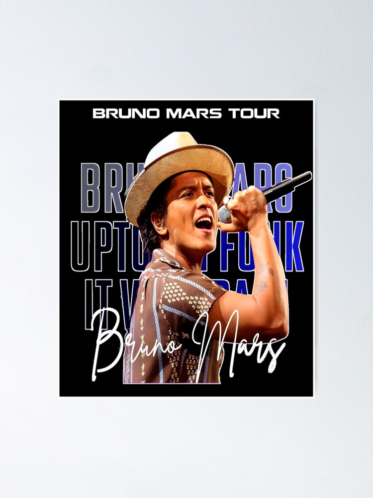 "Bruno Mars" Poster for Sale by littlestbishop | Redbubble