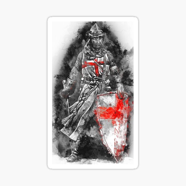 "Ancient Templar Knight" Sticker by ErianAndre | Redbubble