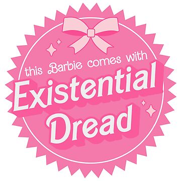 "This Girl Comes With Existential Dread" Sticker for Sale by em-is-me | Redbubble