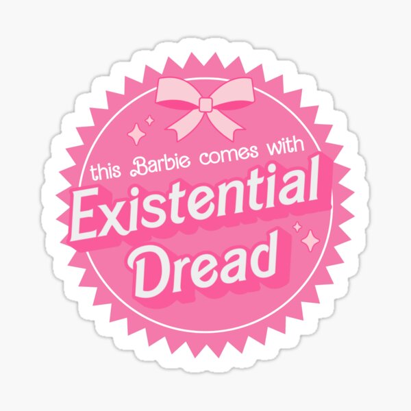 "This Girl Comes With Existential Dread" Sticker for Sale by em-is-me | Redbubble