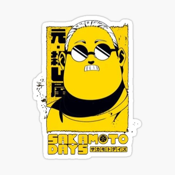 "Taro Sakamoto - Sakamoto Days" Sticker by ArtistryHavenn | Redbubble