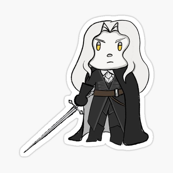 "Cute Alucard Castlevania" Sticker for Sale by RoosCorner | Redbubble