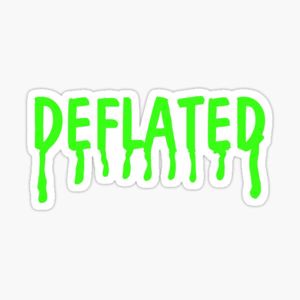 "Deflated - Funny Gen Alpha slangs" Sticker for Sale by Sharetogether ...