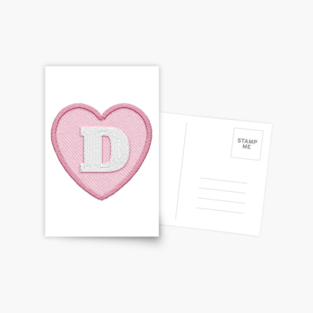 "letter d pink aesthetic " Sticker for Sale by Abbeys-Shop | Redbubble