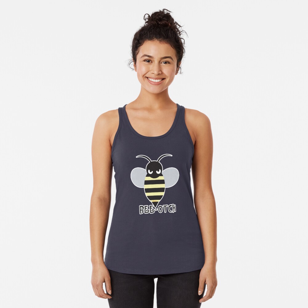 "Bee-otch" Sticker for Sale by EKvintage | Redbubble