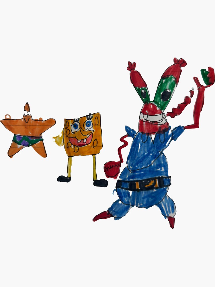 "SpongeBob & Pals" Sticker for Sale by montiannastore | Redbubble