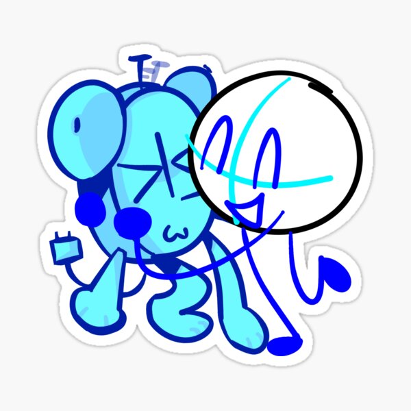 "Animatic and clock" Sticker for Sale by Gafyndii | Redbubble