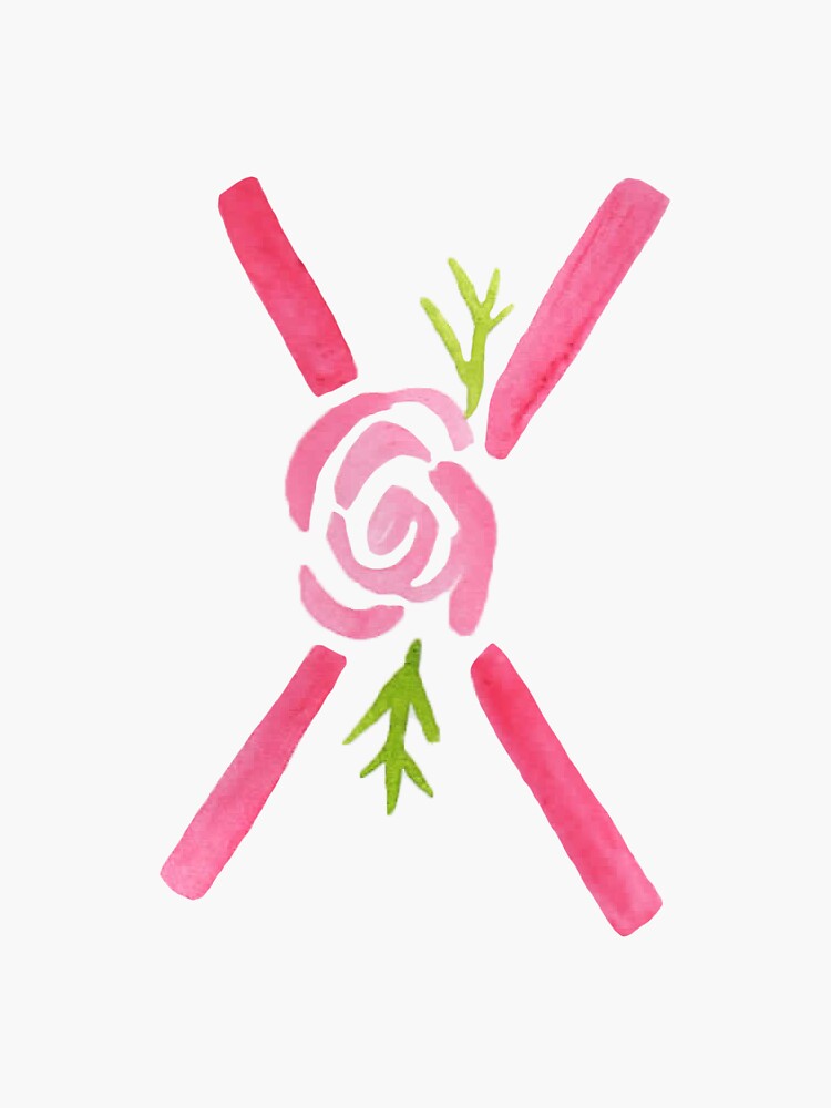 "x sticker" Sticker for Sale by cupcakegirl | Redbubble