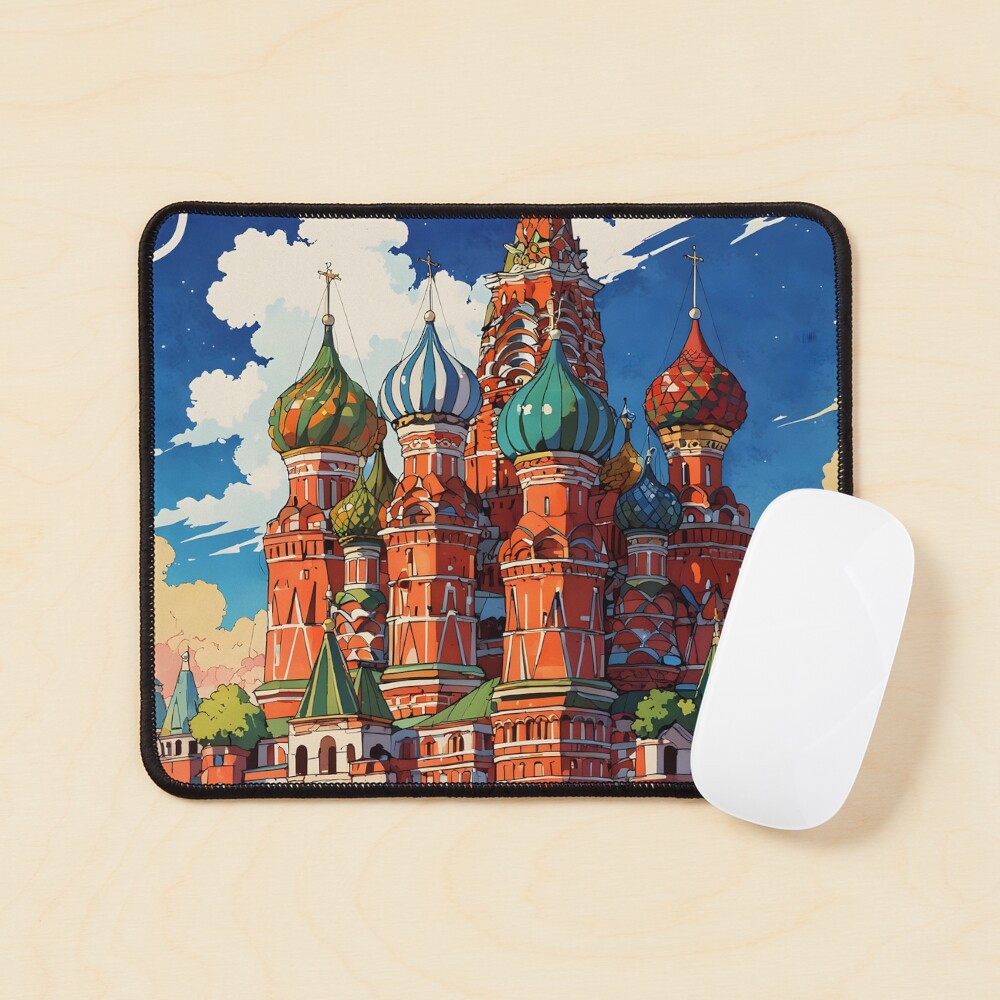 "Moscow Russia Retro Anime Girl 80s Vintage Travel" Photographic Print ...