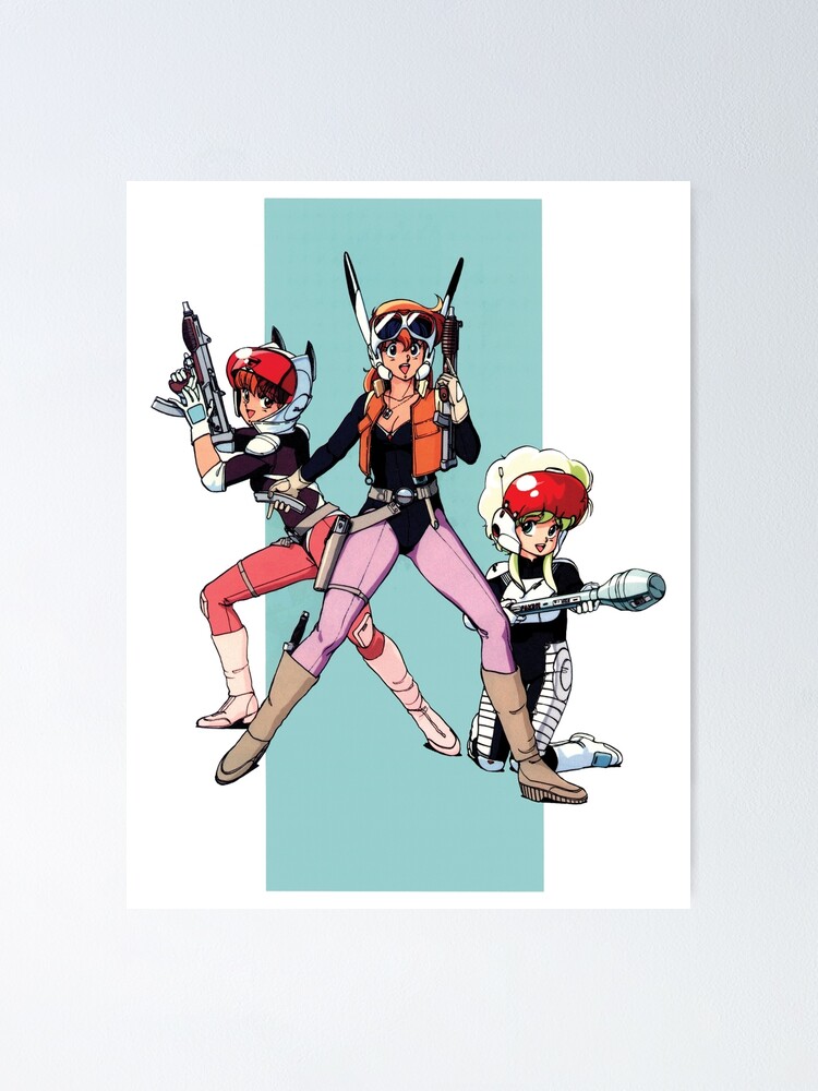 "Gall Force - Gallant Girls Box Pose 1" Poster by SonnyBone | Redbubble
