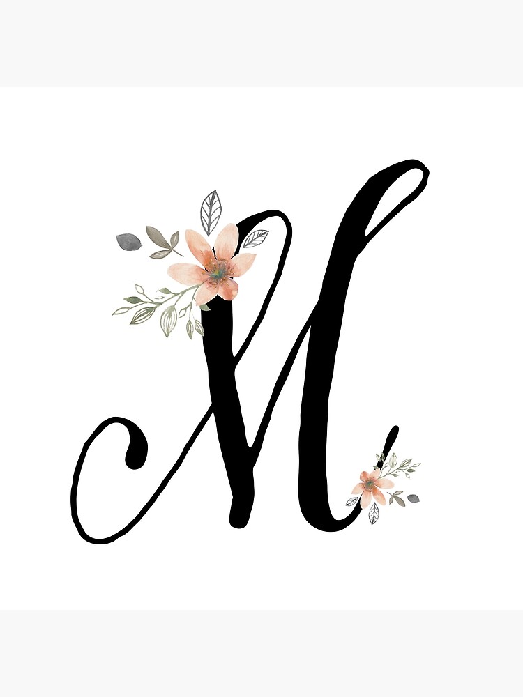 "Monogram M" Poster for Sale by MaPetiteFleur | Redbubble