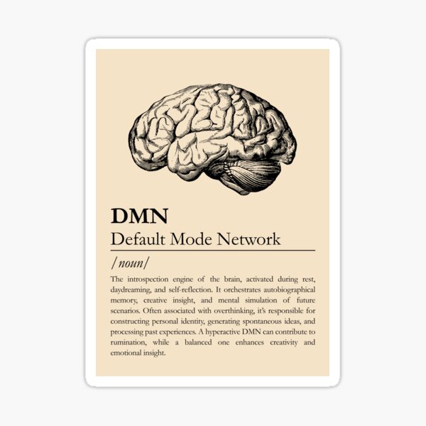 "Minimalistic Neurology Design" Sticker by felixpauli | Redbubble