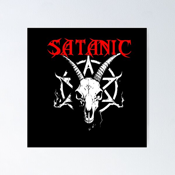 "Symbolism of Satanism in the Dark Arts" Poster for Sale by Brexmore3 ...