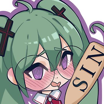 "Confessions of a Rotten Girl Miku" Sticker for Sale by nemuribun ...