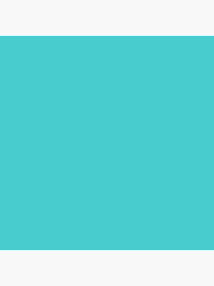 "Solid Medium Turquoise Color" Poster by cheapest | Redbubble