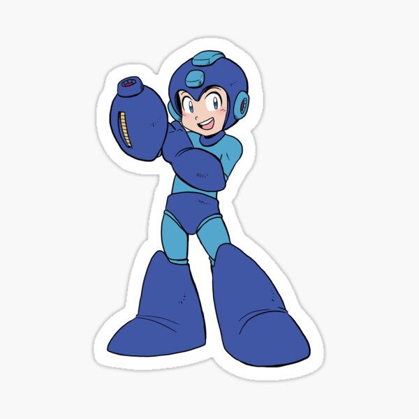 "MEGA MAN" Sticker for Sale by IanDimas | Redbubble