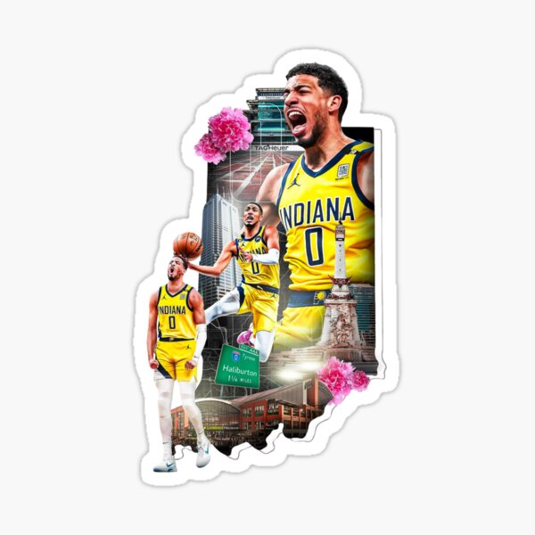 "Tyrese Halliburton " Sticker for Sale by PrezJones | Redbubble