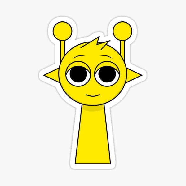 "Sprunki Simon Character " Sticker for Sale by candypolice | Redbubble