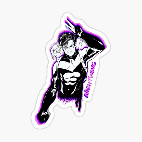 "Nightwing" Sticker by Alex-B-Russo | Redbubble