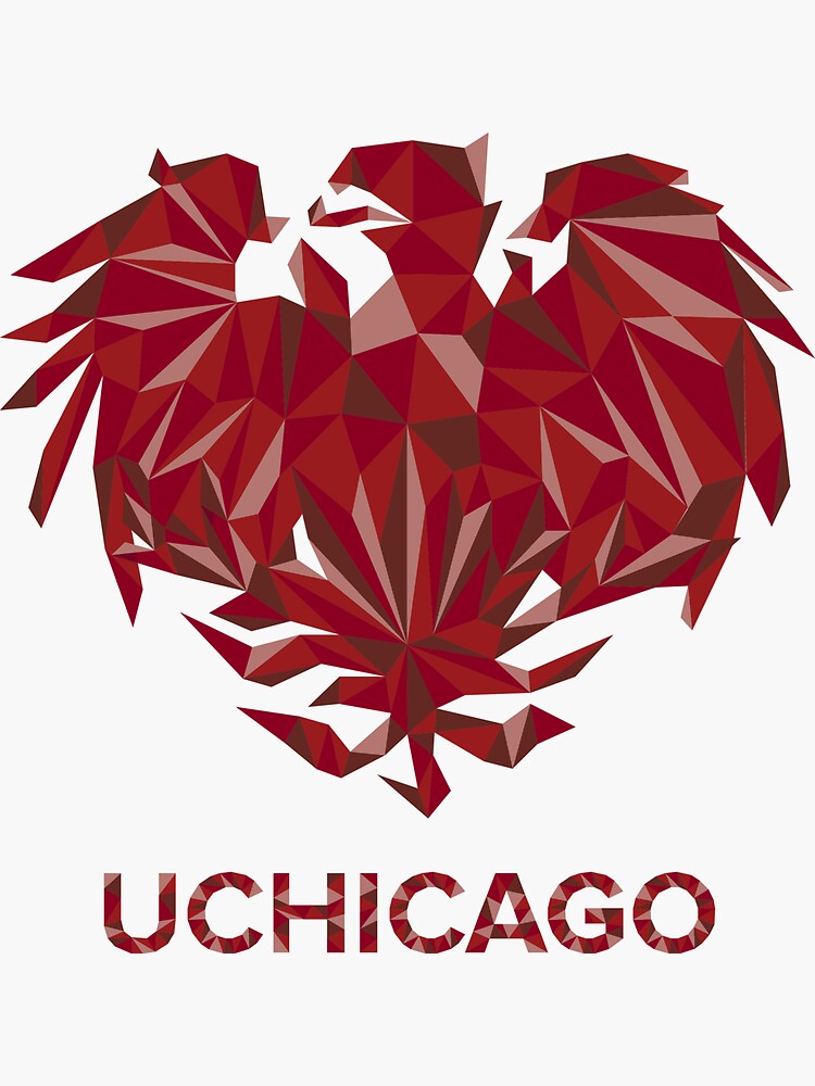 "uchicago" Sticker for Sale by helenjjchen | Redbubble