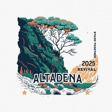 "Altadena California Revival 2025" Sticker for Sale by YoloMerch25 ...