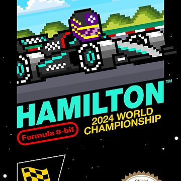 "Hamilton 8-bit Formula 1 F1 Videogame" Essential T-Shirt for Sale by ...