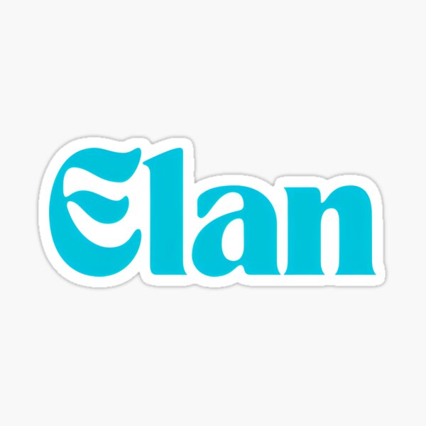 "Elan, Funny Cool Best color art" Sticker for Sale by artdragongift ...