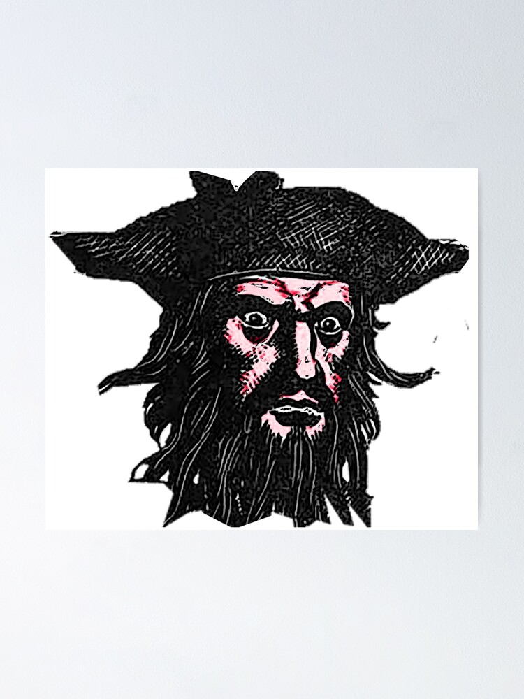 "BlackBeard" Poster for Sale by RichyNixon | Redbubble