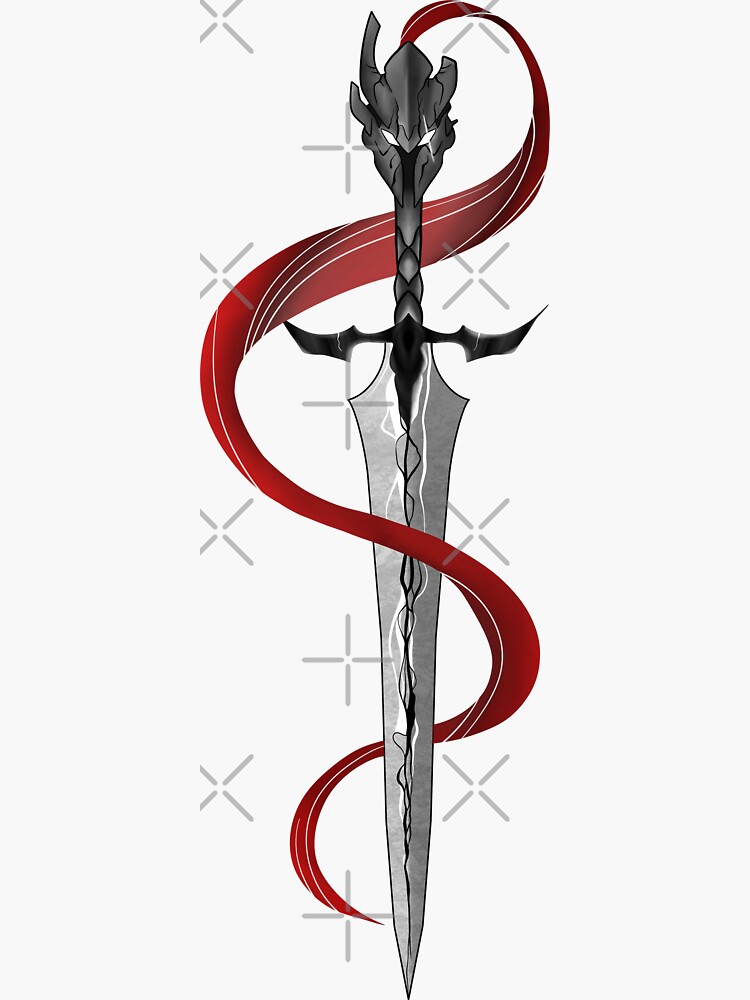 "Igris sword black" Sticker for Sale by Aakanksha97 | Redbubble
