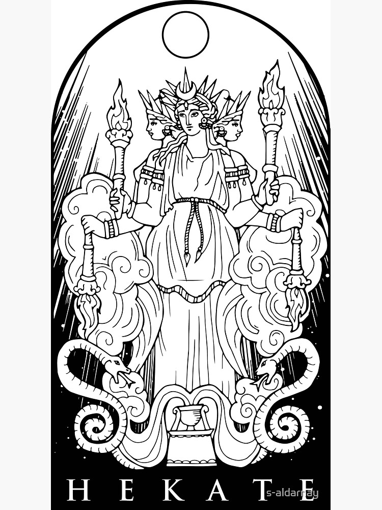 "HEKATE" Art Print for Sale by s-aldarnay | Redbubble