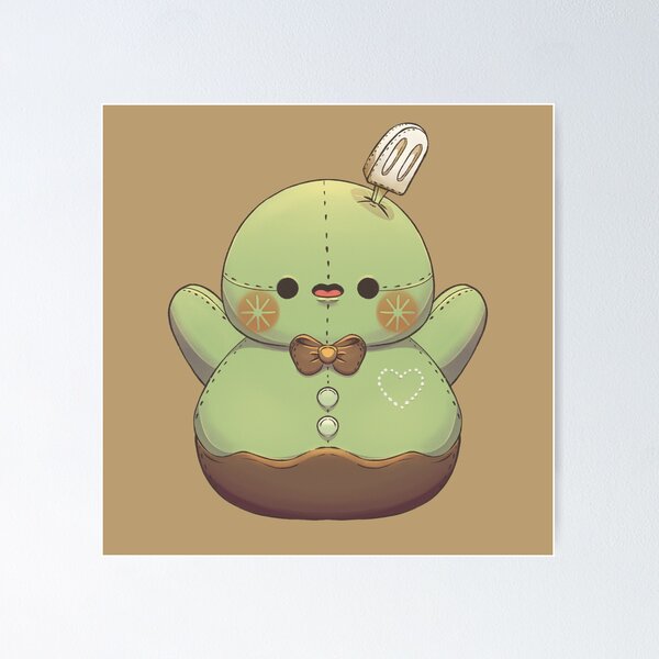 "Zayne Matcha Snowman Pelushie - Love and DeepSpace Fanart" Poster for ...