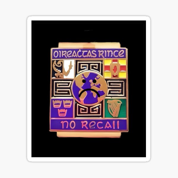 "No recall world medal" Sticker for Sale by wmhx0 | Redbubble