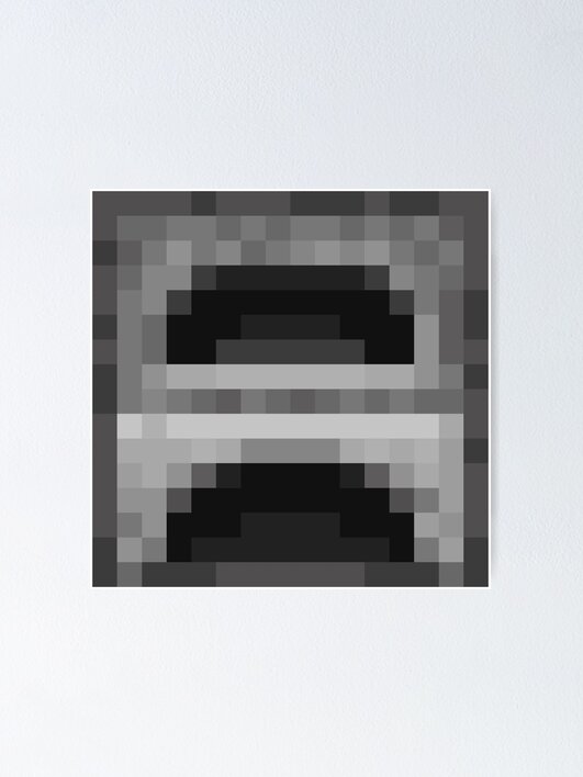 "Minecraft Furnace Pixel Art Decor" Poster for Sale by Darcekar | Redbubble