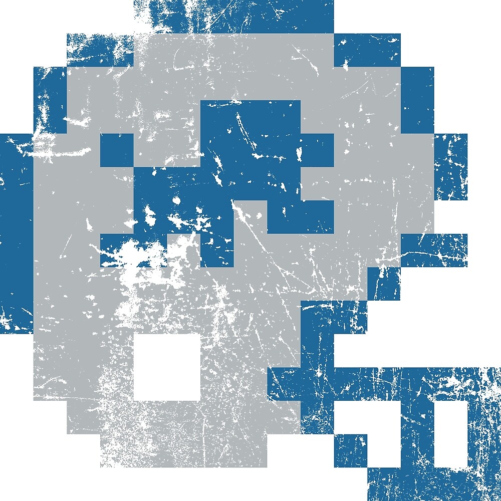 "DET Distressed Football Helmet" by SuperRetroBowl | Redbubble