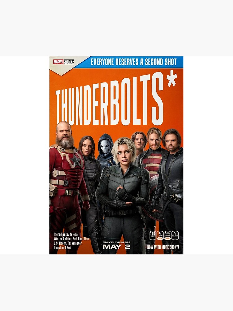 "THUNDERBOLTS Cereal Box" Poster for Sale by TrailrEditorPOV | Redbubble