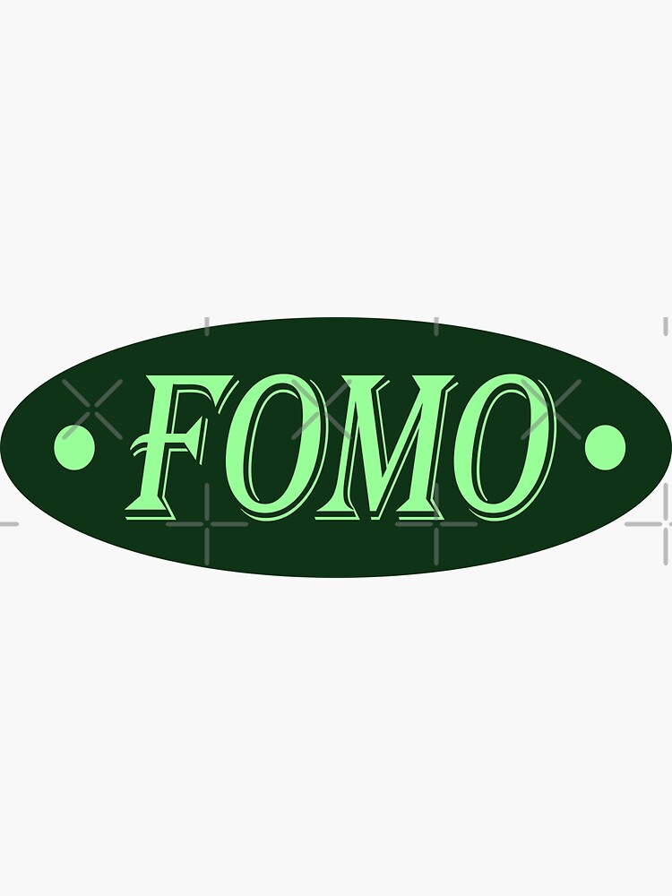 "FOMO - Funny Gen Alpha slangs" Sticker for Sale by Sharetogether ...