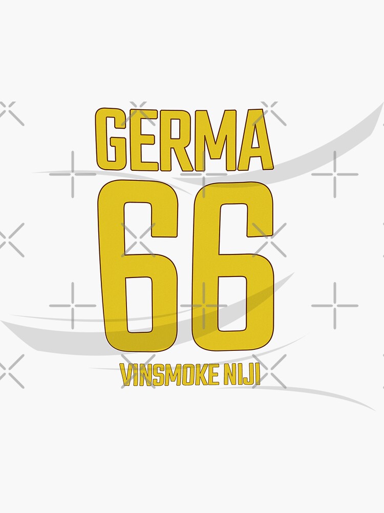 "Germa 66 － Vinsmoke Niji" Sticker by Waifu-Dope | Redbubble