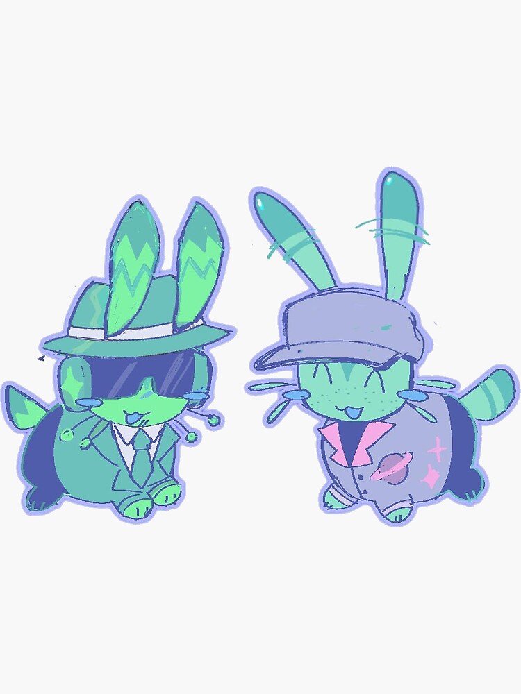 "Forsaken Dreamgame Bunny Alien Creatures Chance Elliot " Sticker for ...
