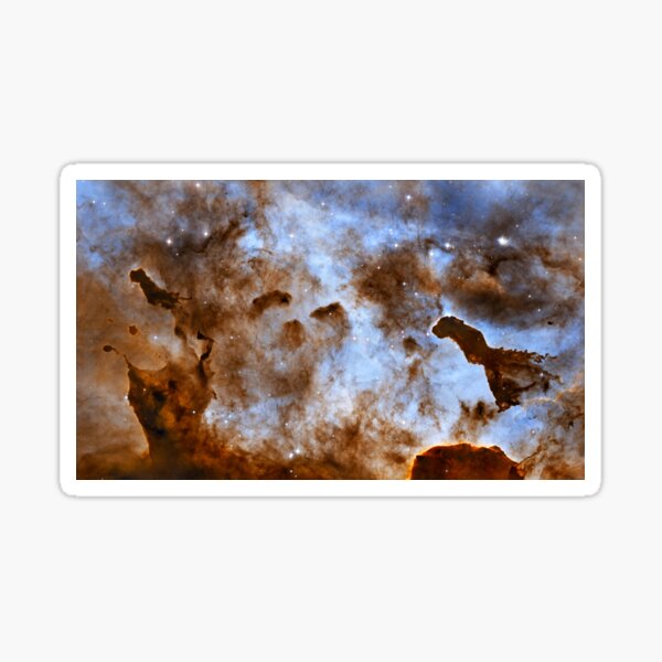 "Carina Nebula: Dark Cosmic Clouds" Sticker for Sale by Steven Bode ...