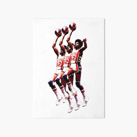 "DR J" Art Board Print for Sale by CowboySurfer | Redbubble