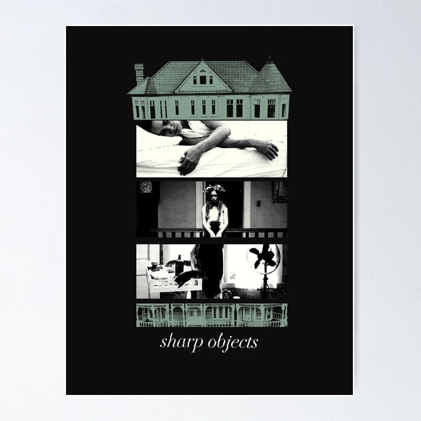 "Sharp Objects Halftone Screenprint" Poster for Sale by zimbardi ...