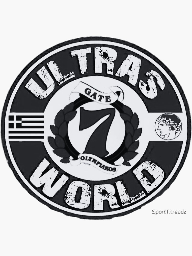 "ULTRAS GATE 7,OLYPIACOS" Sticker for Sale by NsNmG | Redbubble