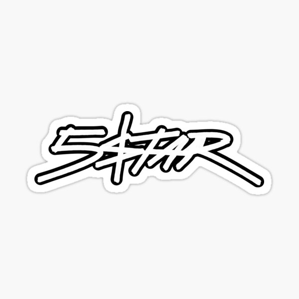 "Plaqueboymax Five Star 5Star FiveStar White on Black" Sticker for Sale by eightwelve | Redbubble